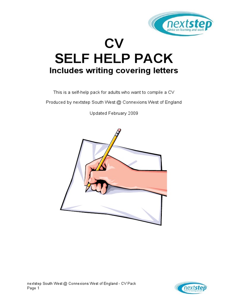 CV Self Help Pack: Includes Writing Covering Letters | PDF | Retail | Sales