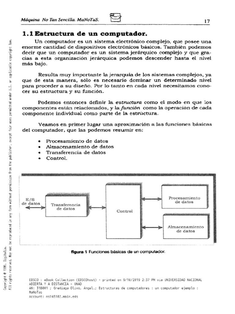 Estructuras de Computadores - Un Computador Ejemplo - MaNoTas | PDF