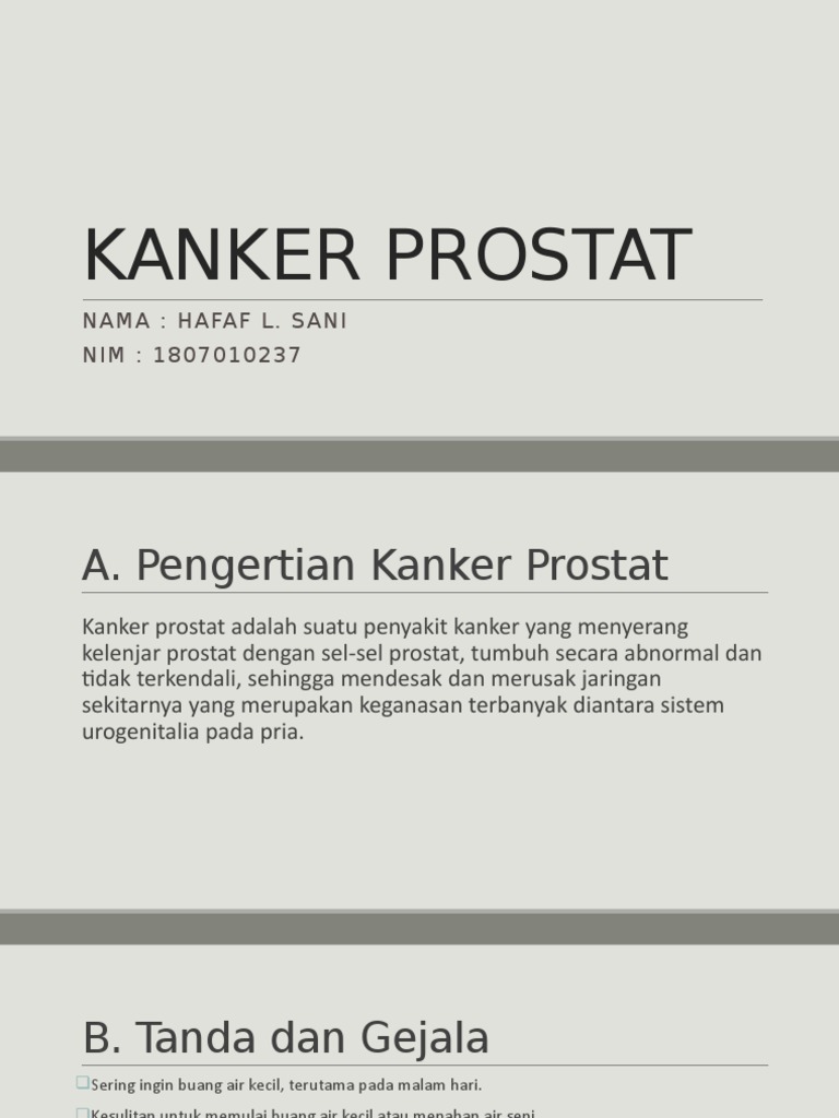 Kanker Prostat | PDF