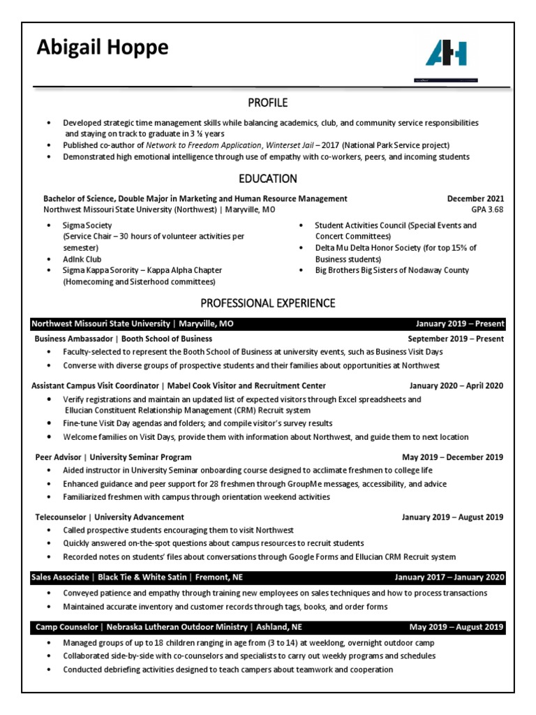 Scribd Resume | PDF | Business