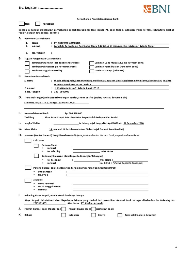 Form PPGB Terbaru | PDF