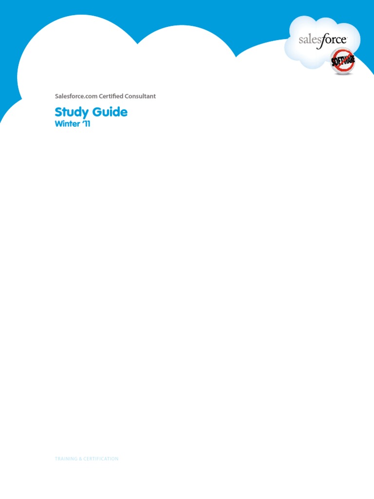 Study Guide: Winter 11 | PDF | Salesforce.Com | Customer Relationship ...