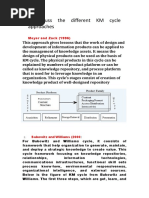 Meyer and Zack KM Cycle | PDF | Knowledge Management | Information