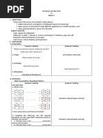 A DETAILED LESSON PLAN IN Algebraic Expression | PDF | Variable (Mathematics) | Equations