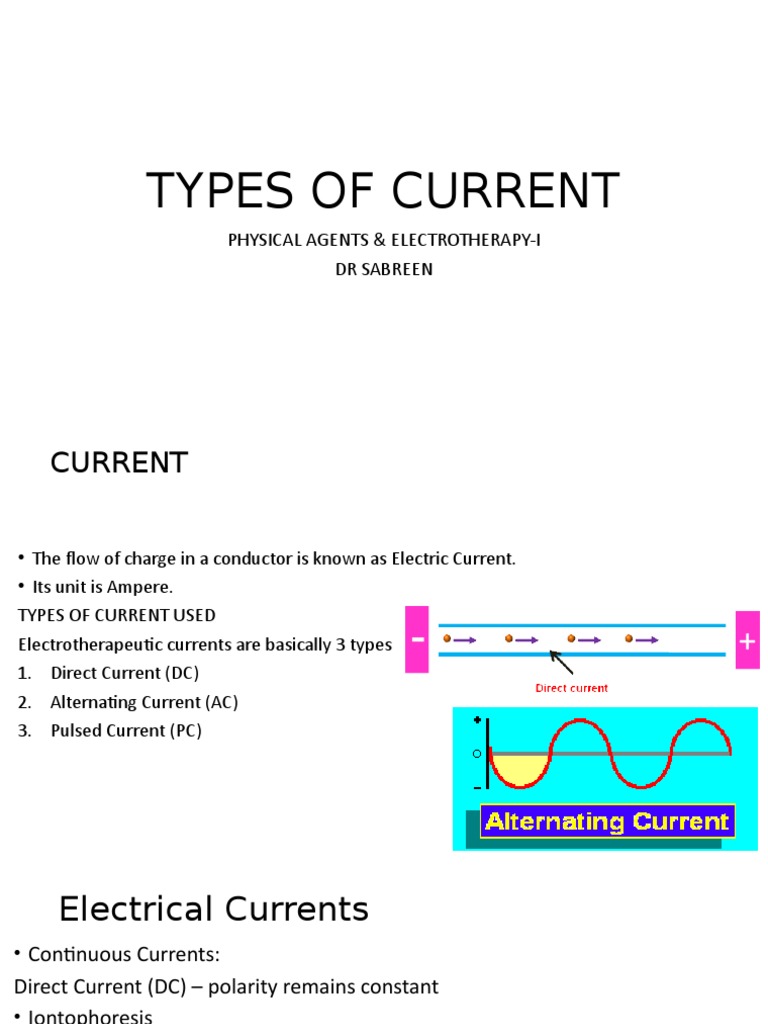 Types of Current | PDF | Direct Current | Cathode