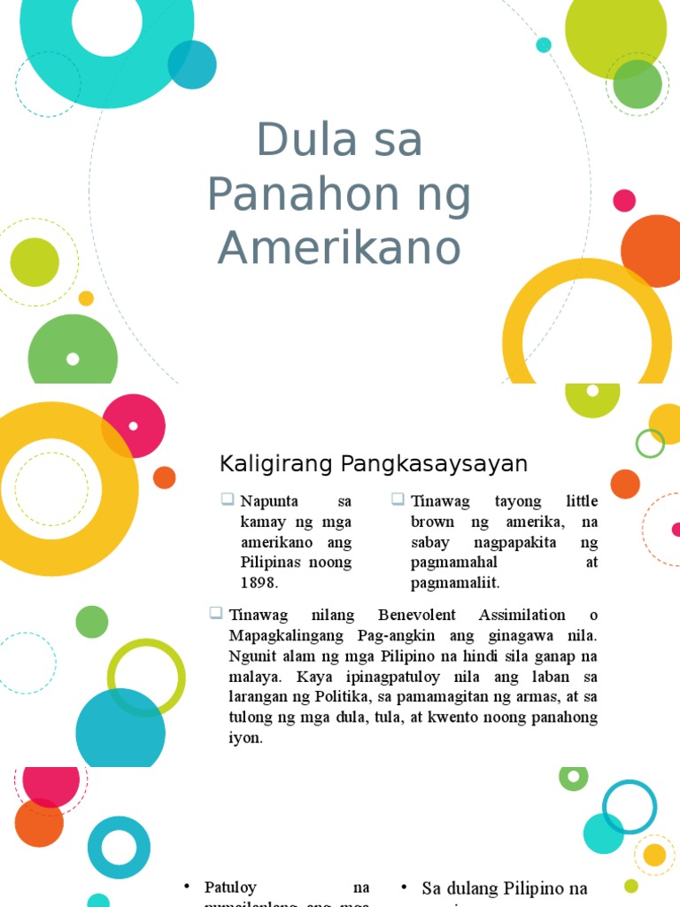 DULAAN Amerikano | PDF