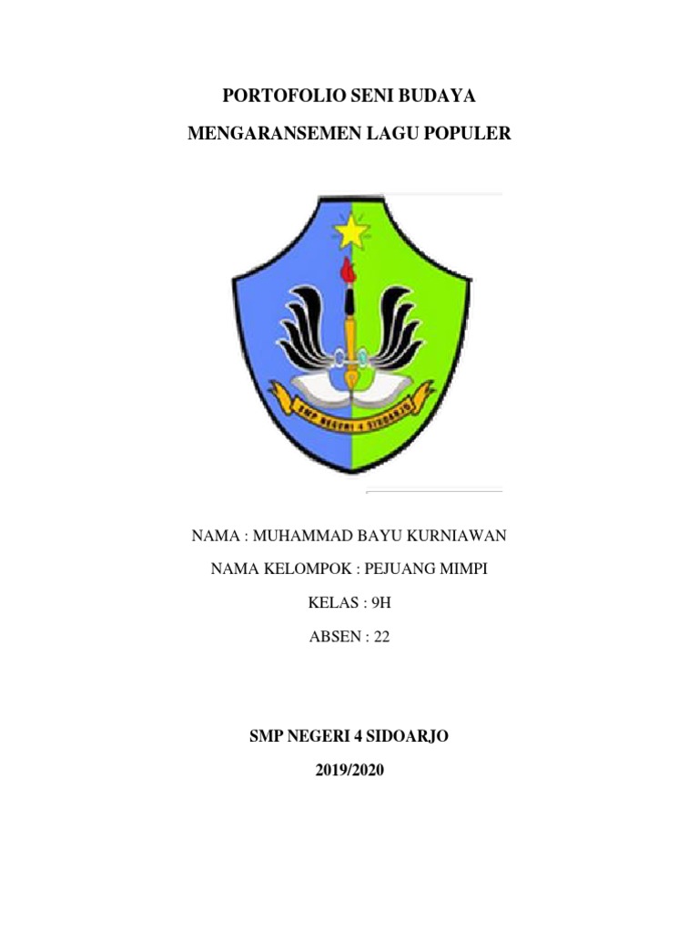 Portofolio Seni Budaya PDF | PDF
