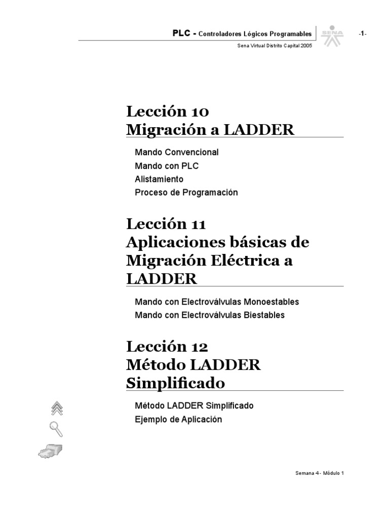 PLC1s4 Material Del Curso | PDF | Controlador lógico programable ...