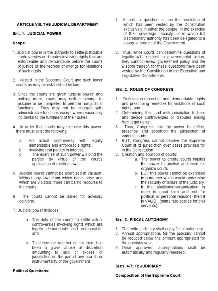 Edgar Notes 3 | PDF | Supreme Courts | Judiciaries