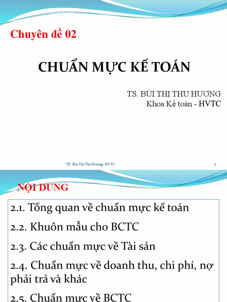 Chuyên đề 02-CMKT PDF | PDF