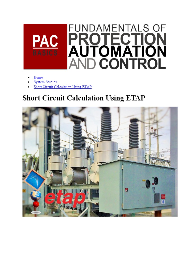 ETAP Short Circuit Analysis Guide | PDF | Electrical Grid | Distributed ...