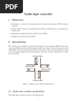 Traffic Light Controller Using FSM | PDF | Automata Theory | Theory Of Computation