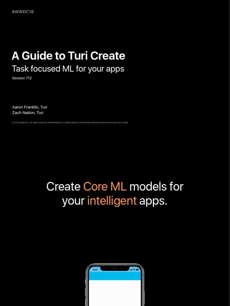 712 A Guide To Turi Create PDF | PDF | Statistical Classification | Cluster Analysis