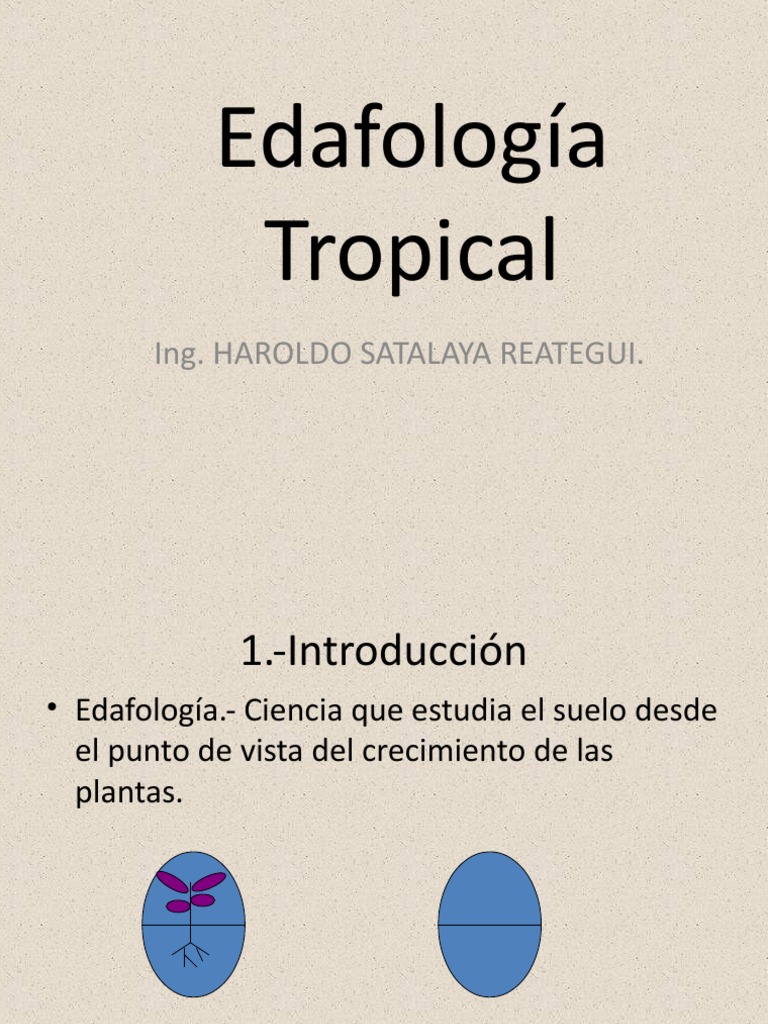 Clase Grupo I Edafologia | PDF | Suelo | Ciencia del suelo