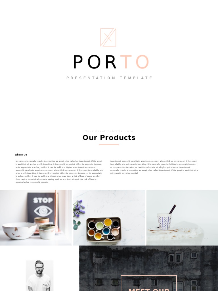 Porto Free Powerpoint Template | PDF | Investing | Financial Services