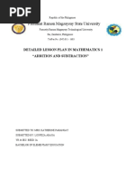 Detailed Lesson Plan in Math 1 | PDF | Lesson Plan | Pedagogy