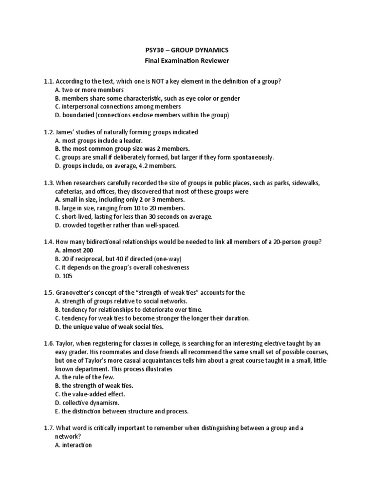 Io Review Questionnaire | PDF | Extraversion And Introversion ...