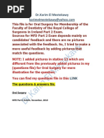 MFD Part 2 RCSI Past Questions With Answers by Lubna Almuzian | PDF ...