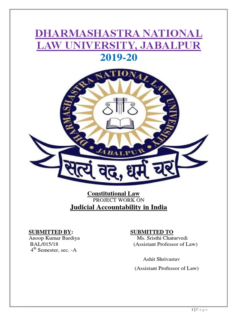 Judicial Accountability in India | PDF | Supreme Court Of India | Judge