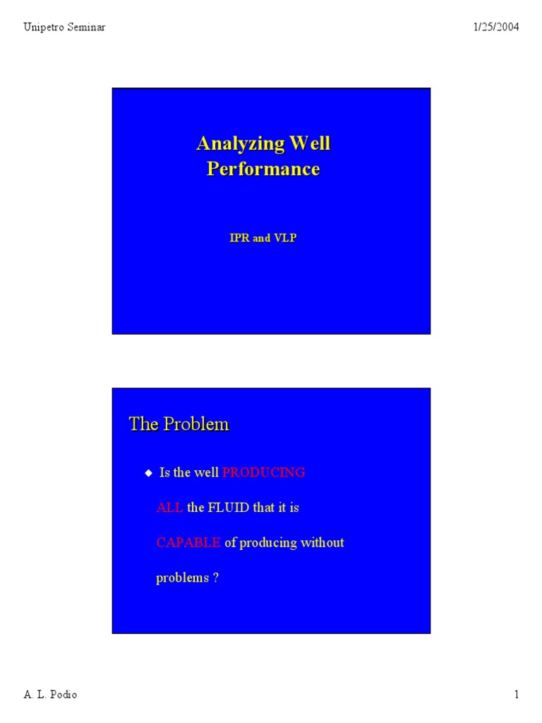 Analyzing Well Performance | PDF | Fluid Dynamics | Petroleum Reservoir