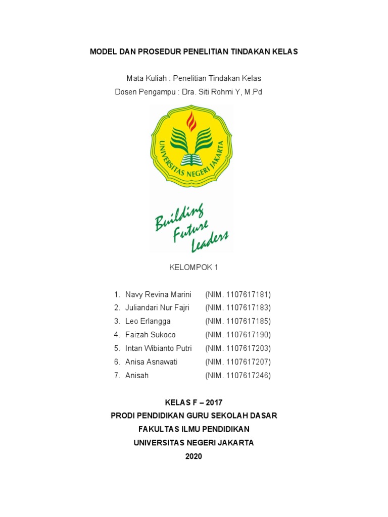 Model dan Prosedur PTK Kemmis & Lewin | PDF | Karier & Perkembangan | Seni
