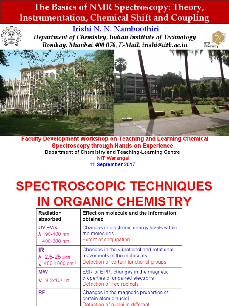 NMR-1-theory and Instr | PDF | Nuclear Magnetic Resonance | Electron ...