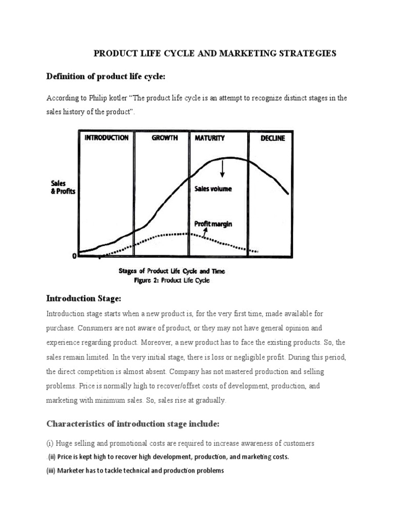 Product Life Cycle and Marketing Strategies | PDF | Sales | Marketing