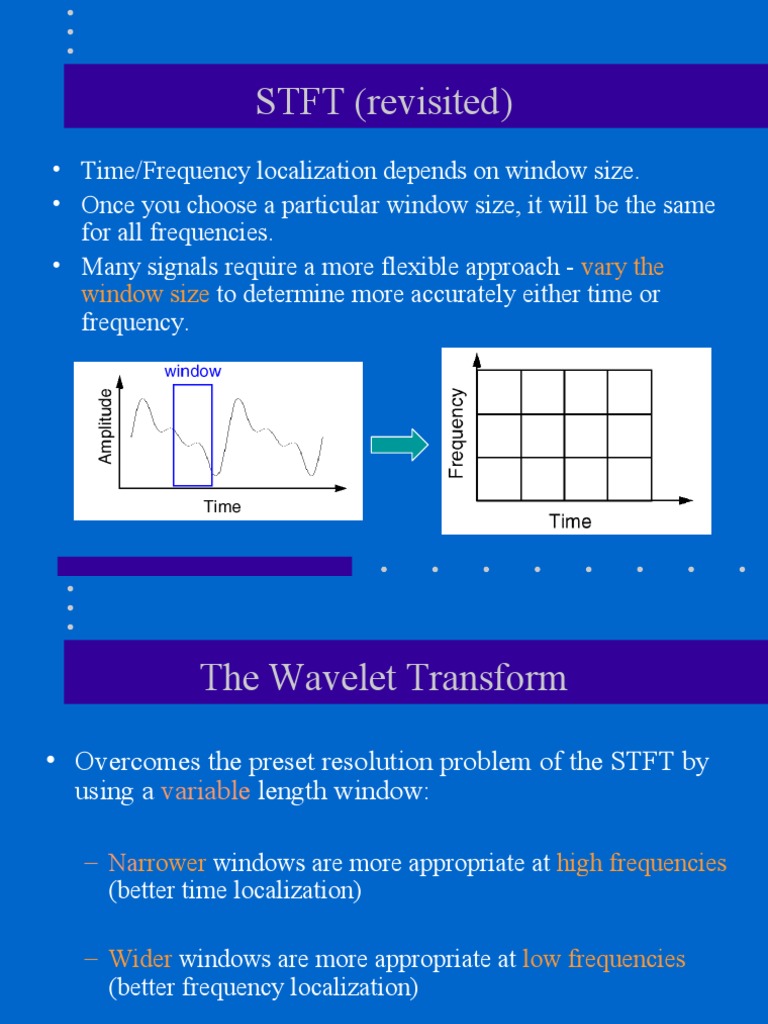 The Wavelet Transform: A Flexible Time-Frequency Analysis Tool | PDF ...