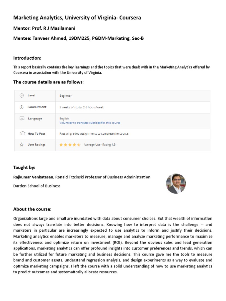Summary and Questions | PDF | Analytics | Marketing