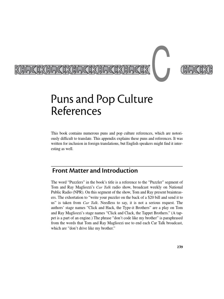 Java Puzzlers Pun Appx | PDF