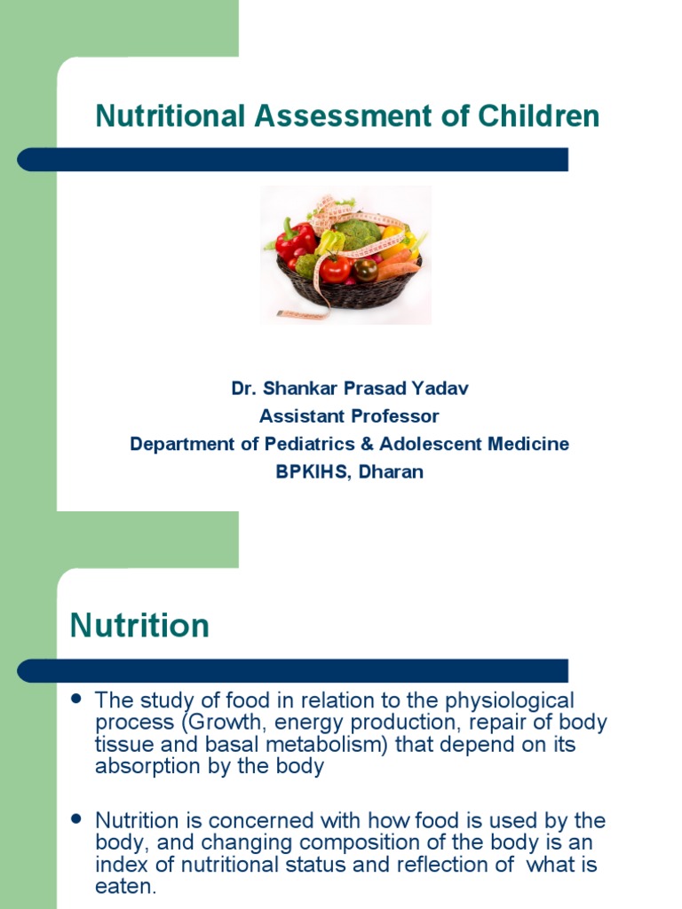 Nutritional Assessment | PDF | Determinants Of Health | Medical Specialties