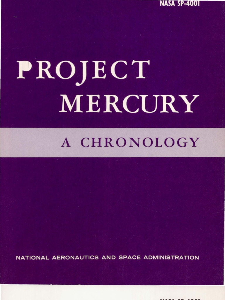 Project Mercury A Chronology | PDF | Project Mercury | National ...
