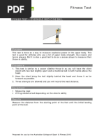 Sit and Reach Flexibility Test Guide | PDF