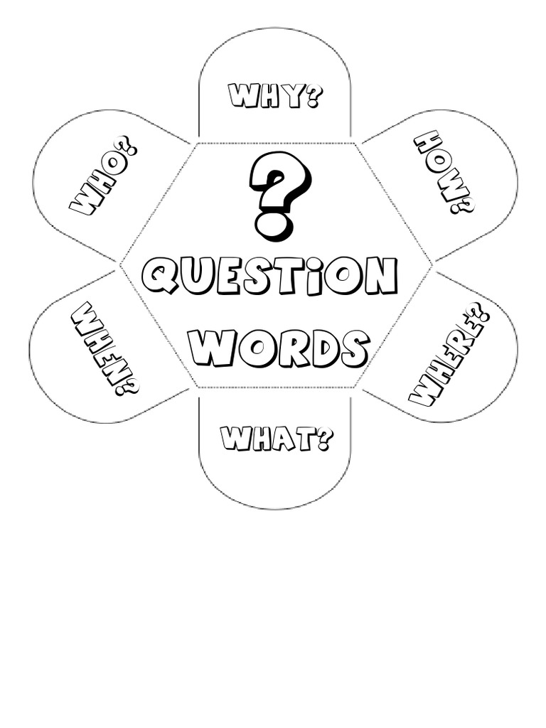 Question Words Petal Book | PDF