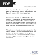 Technical Data Sheet Masterbrace 2200 | PDF | Concrete | Epoxy