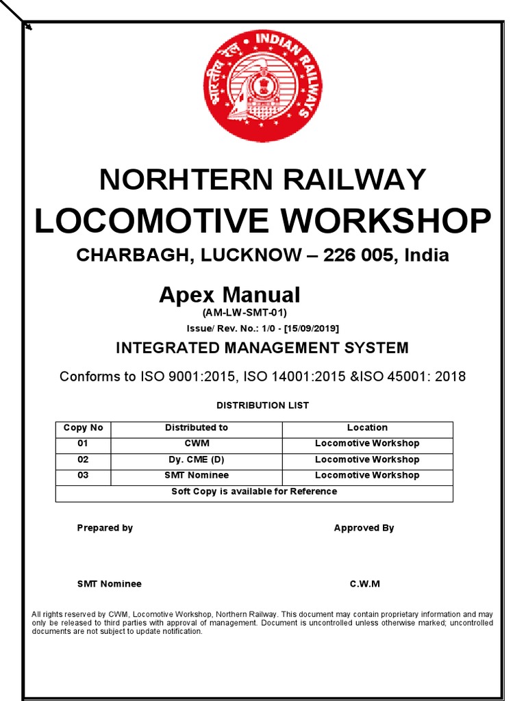 IMS APEX Manual Final LOCO | PDF | Audit | Occupational Safety And Health