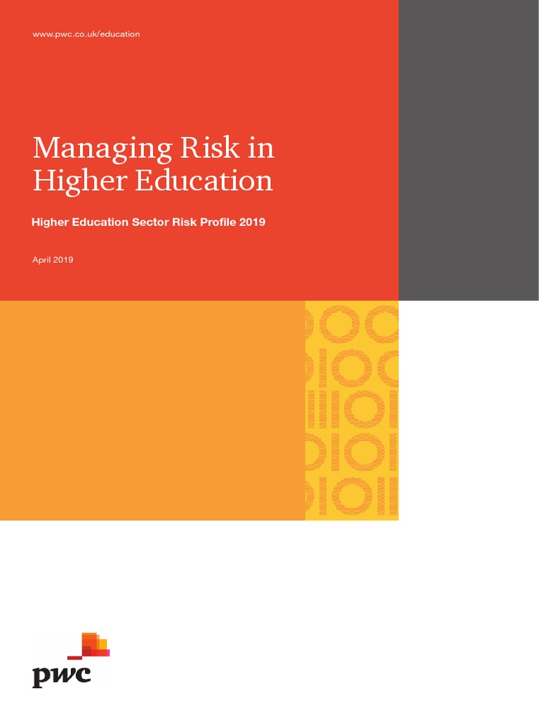 Managing Risk In Higher Education Pdf Risk Employee Retention
