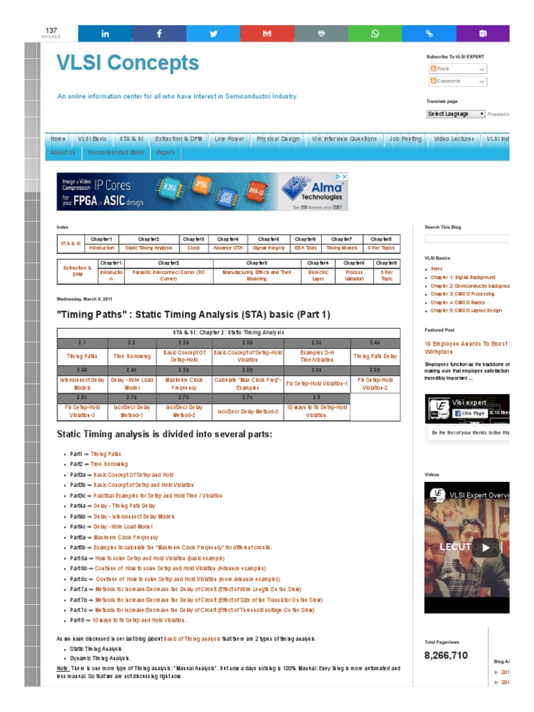 WWW Vlsi Expert Com 2011 03 Static Timing Analysis Sta Basic Timing ...