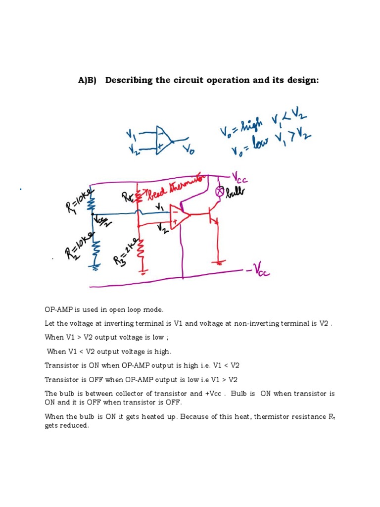 Negative Feedback Control of Temperature Using an OP-AMP, Transistor ...