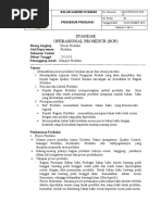 12 Contoh SOP Produksi | PDF