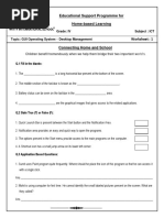 Class 3 Computer Activity Worksheet 1 | PDF | Operating System | Input ...