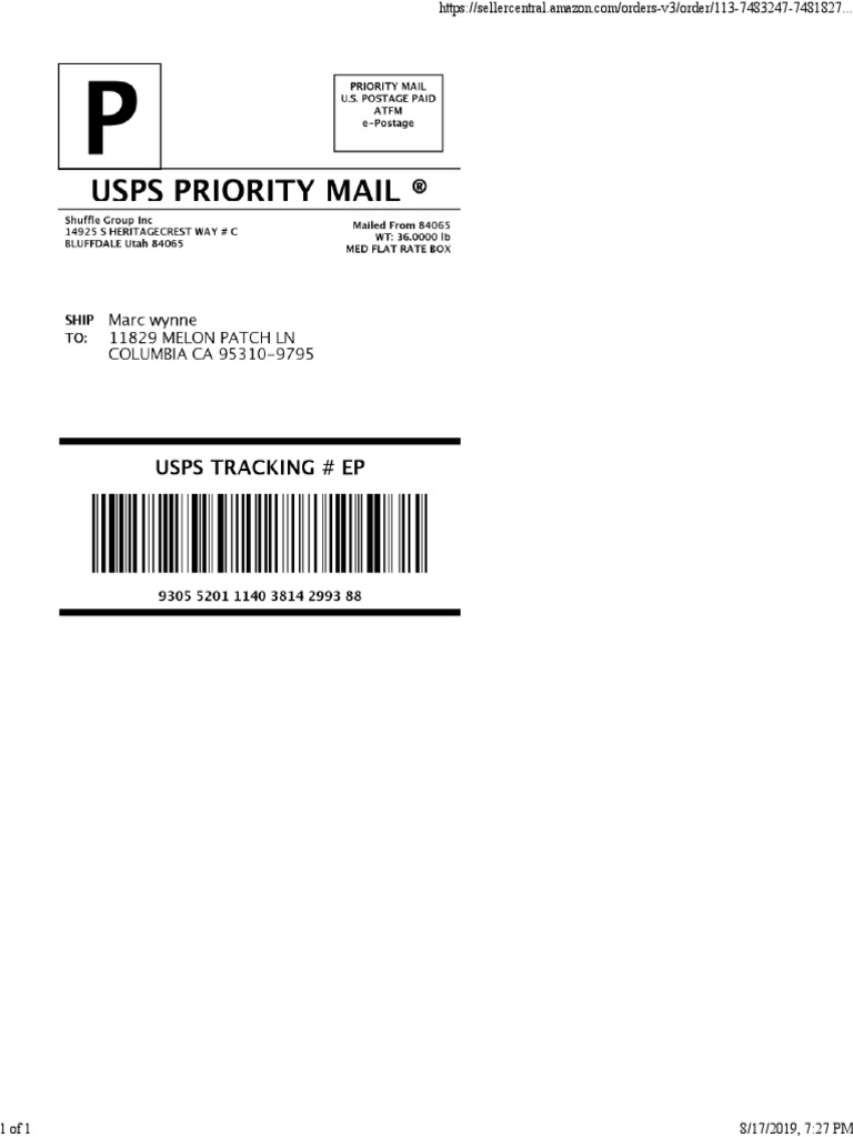 USPS Label | PDF