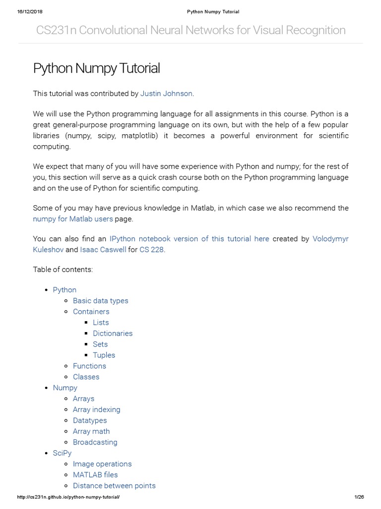 Python Numpy Co Ban | Download Free PDF | Matrix (Mathematics) | Python (Programming Language)