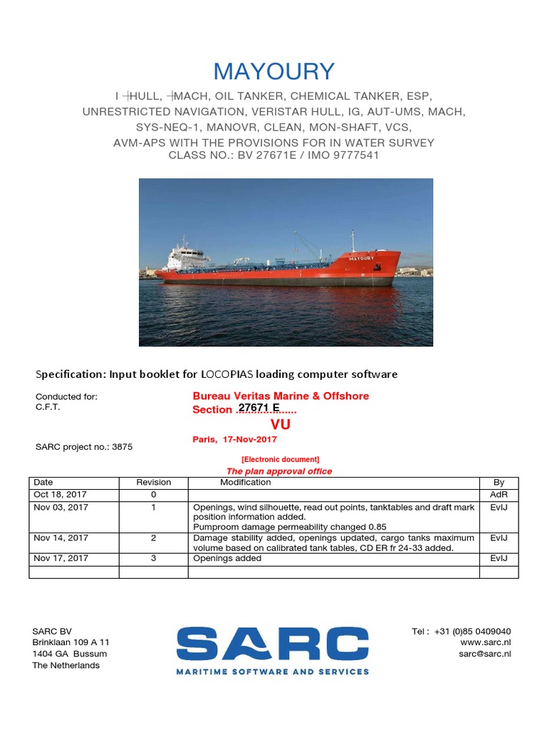 Input Booklet For LOCOPIAS Loading Computer Software - rev3-BV-BV PDF ...