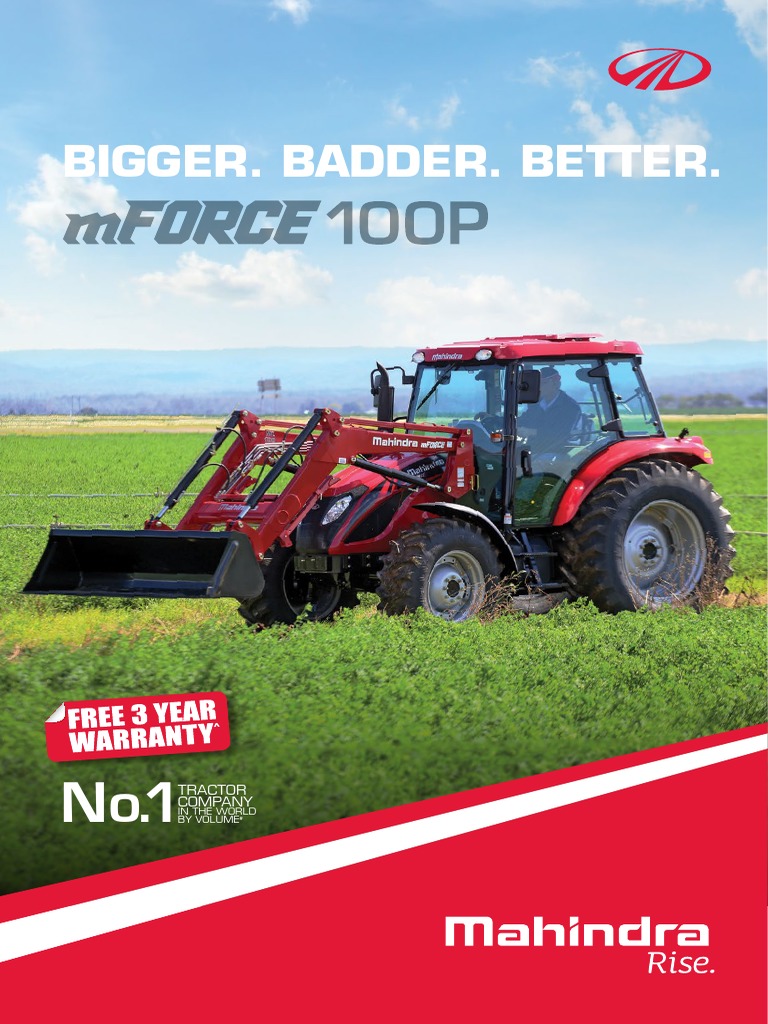 Bigger. Badder. Better.: Tractor Company | PDF | Loader (Equipment ...
