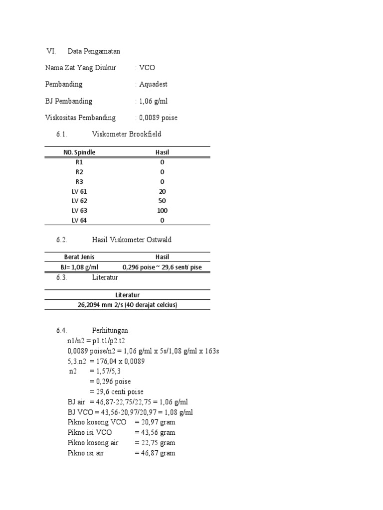 N0. Spindle Hasil R1 0 R2 0 R3 0 LV 61 20 LV 62 50 LV 63 100 LV 64 0 ...
