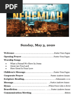 Sample Child Dedication Program | PDF