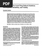 Barnes Akathisia Rating Scale Guide | PDF | Epidemiology ...