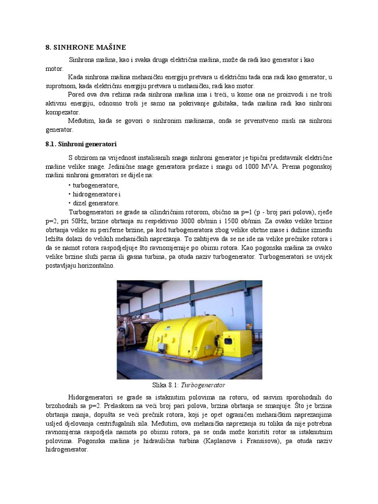 Sinhrone Mašine | PDF