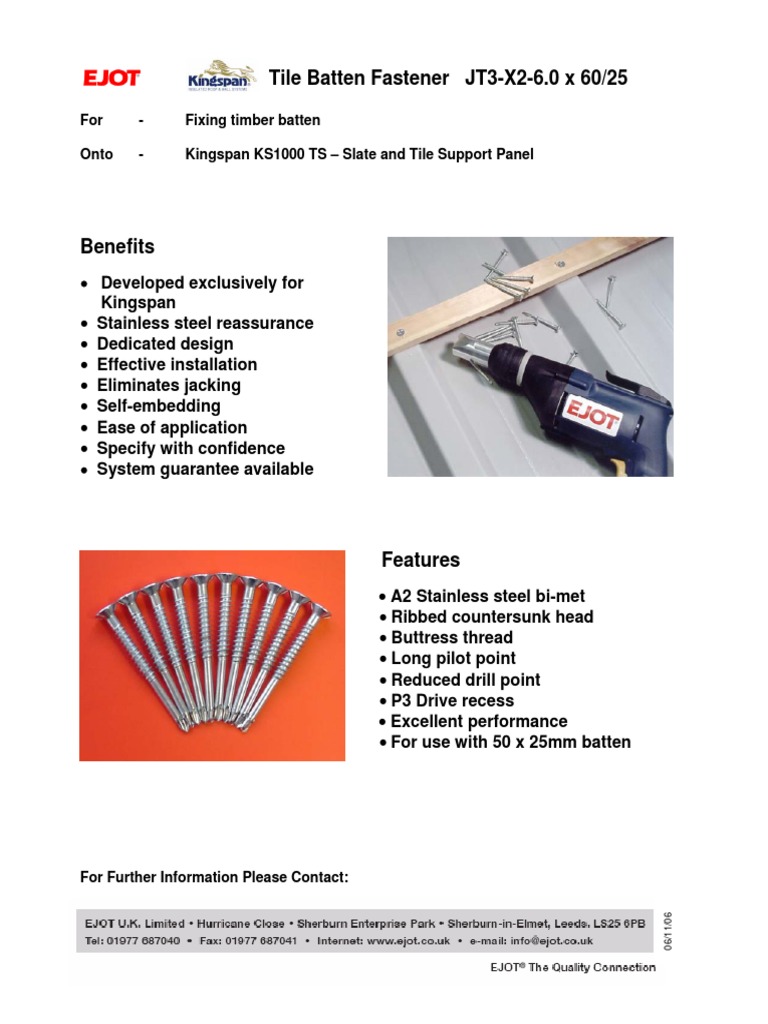 Kingspan Tile Batten | PDF